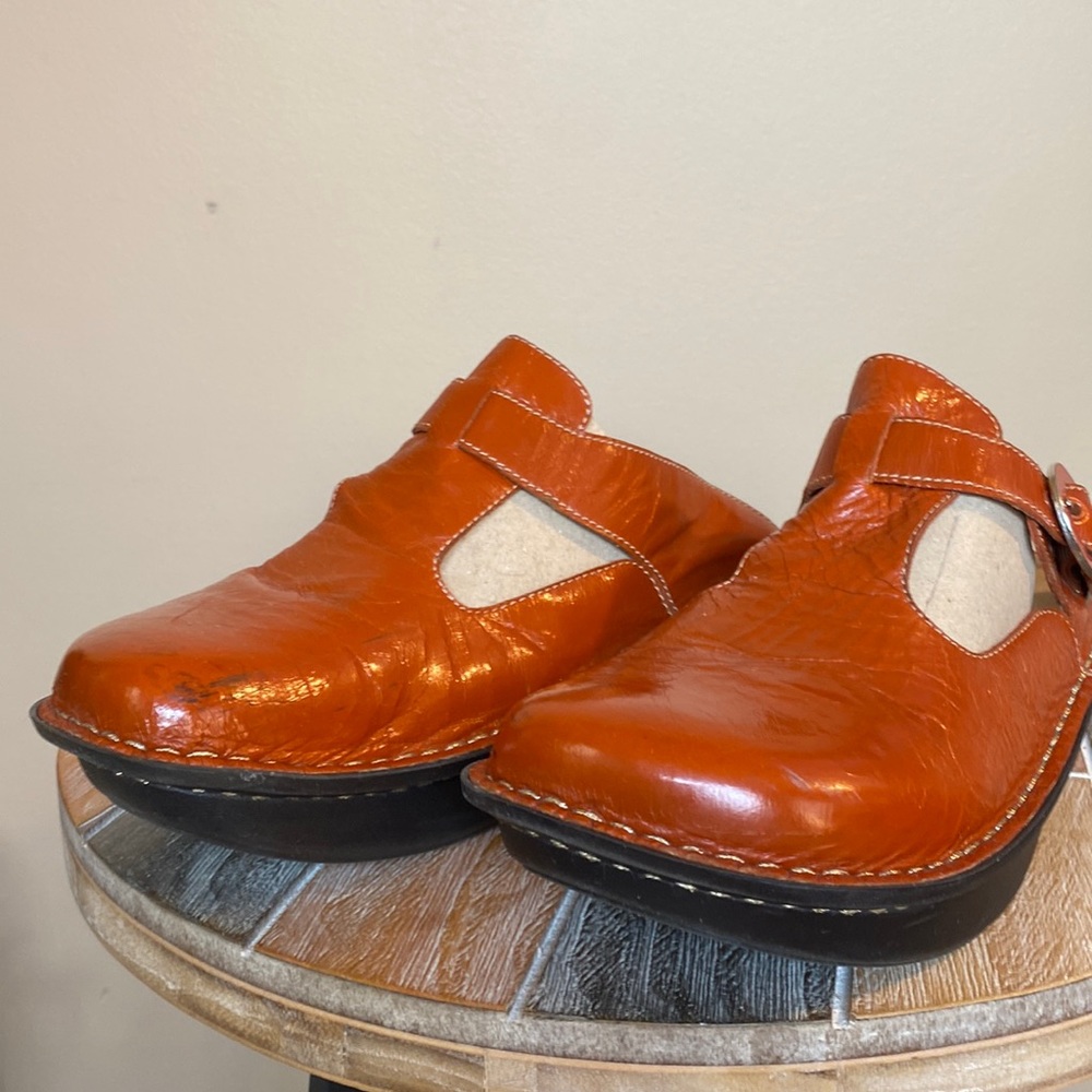 Burnt Orange Algeria Slip On Clogs - Gem